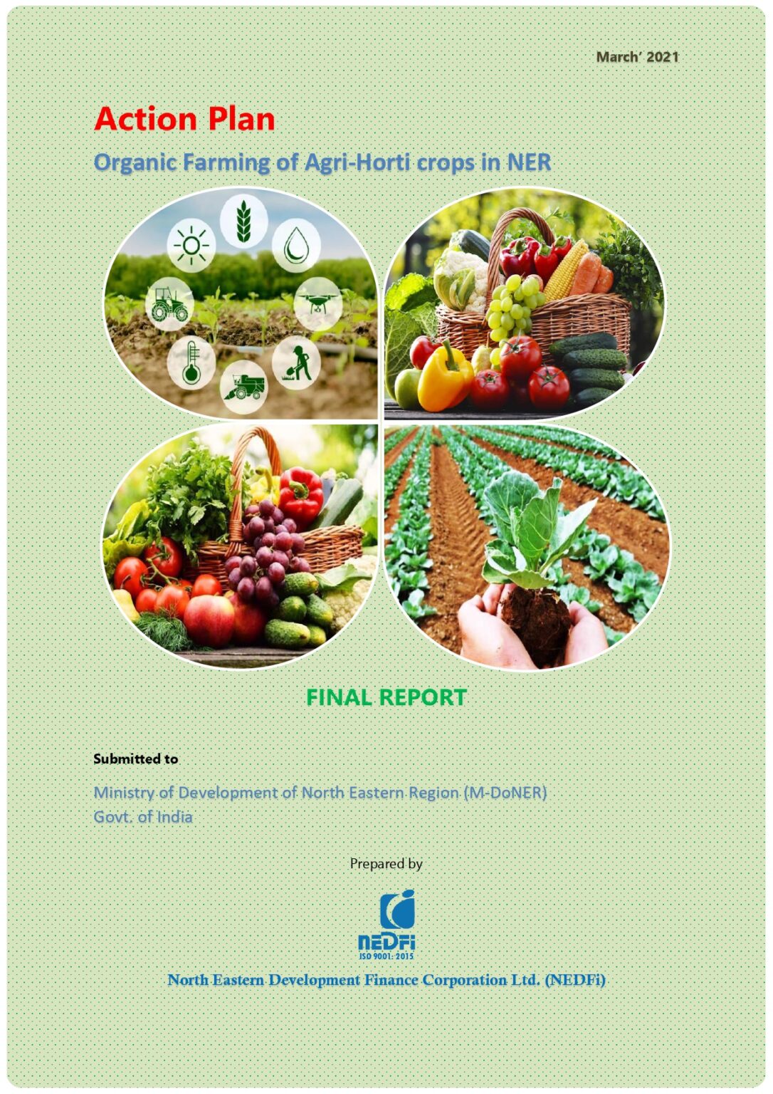 PREPARATION OF ACTION PLAN ON DEVELOPMENT OF ORGANIC FARMING OF AGRI ...